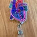 Anatomical Heart Retractable ID Badge Reel | Badge Holder for Medical ...