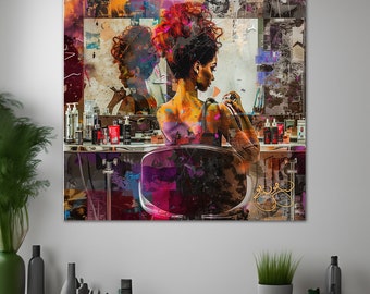 Unique Hair Salon Art: Elegant Salon Serenity - One-of-a-kind Hair ...