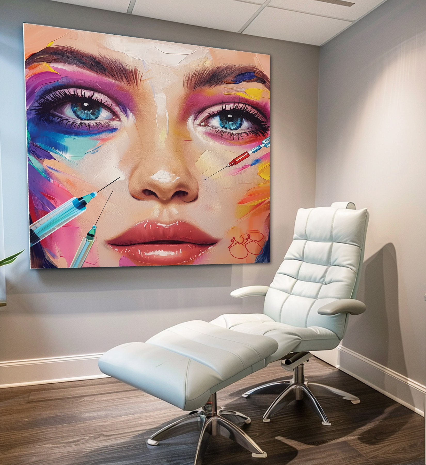 Unique Medspa Aesthetic Art: Aesthetic Vibrant Elegance - One-of-a-kind ...