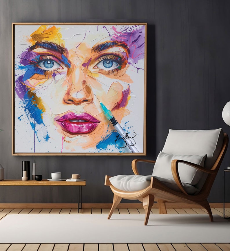 Unique Medspa Aesthetic Art: Aesthetic Color Splash - One-of-a-kind ...