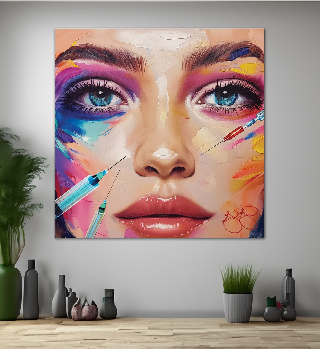 Unique Medspa Aesthetic Art: Aesthetic Vibrant Elegance - One-of-a-kind ...