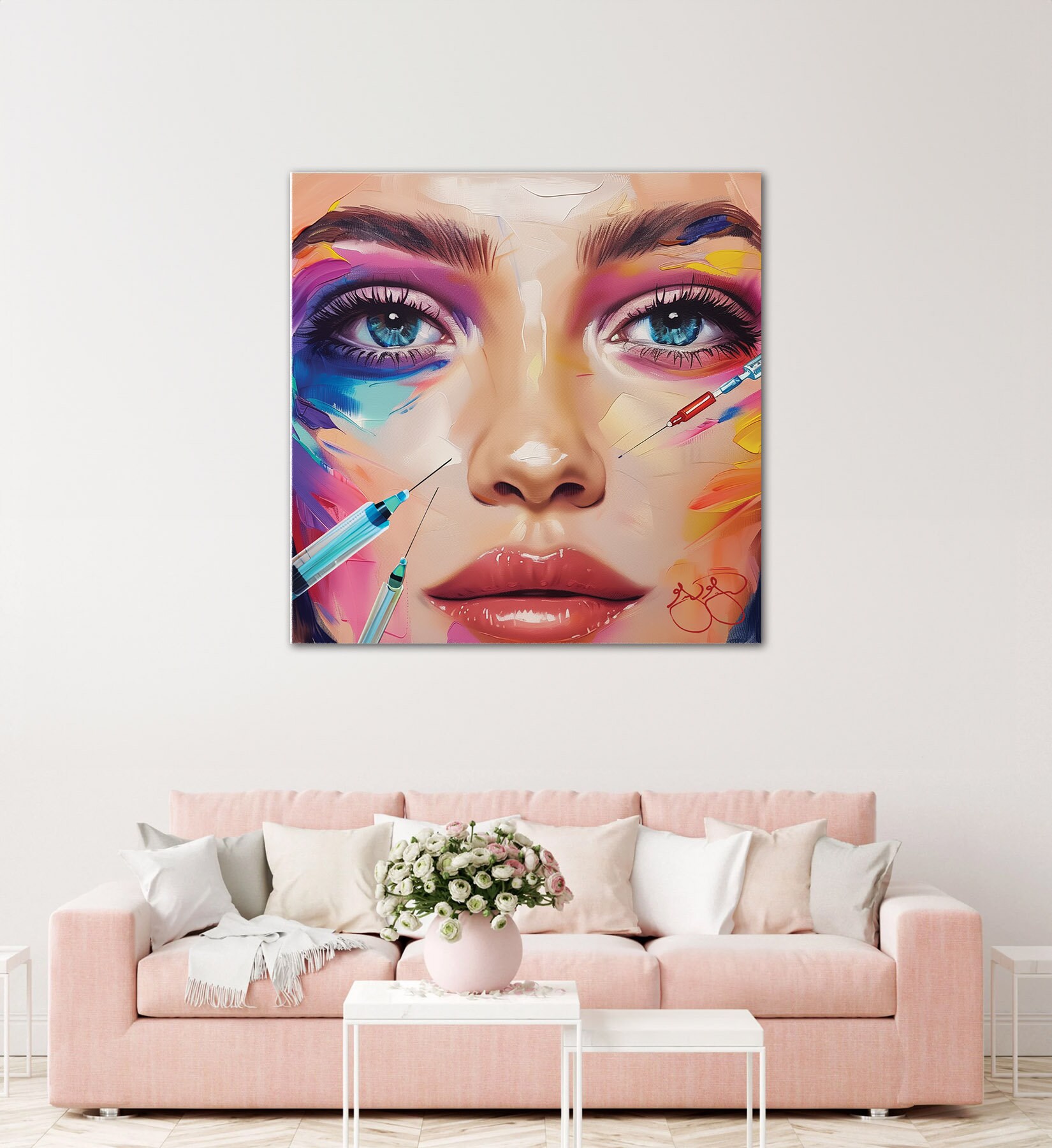 Unique Medspa Aesthetic Art: Aesthetic Vibrant Elegance - One-of-a-kind ...