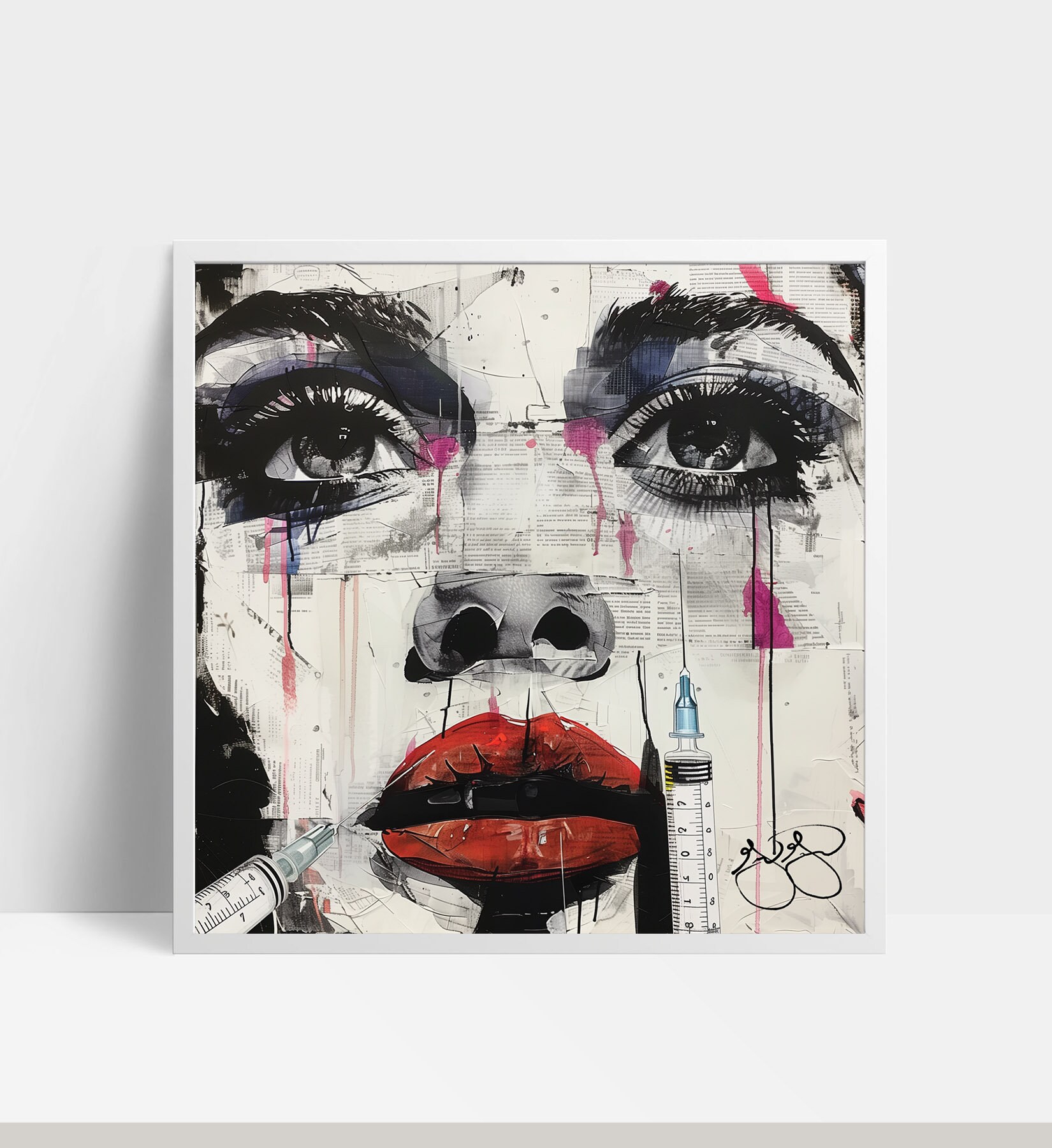 Unique Medspa Aesthetic Art: Aesthetic Abstract Vision- One-of-a-kind ...