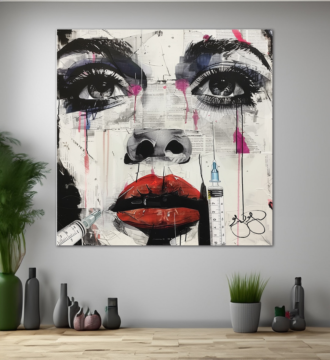 Unique Medspa Aesthetic Art: Aesthetic Abstract Vision- One-of-a-kind ...