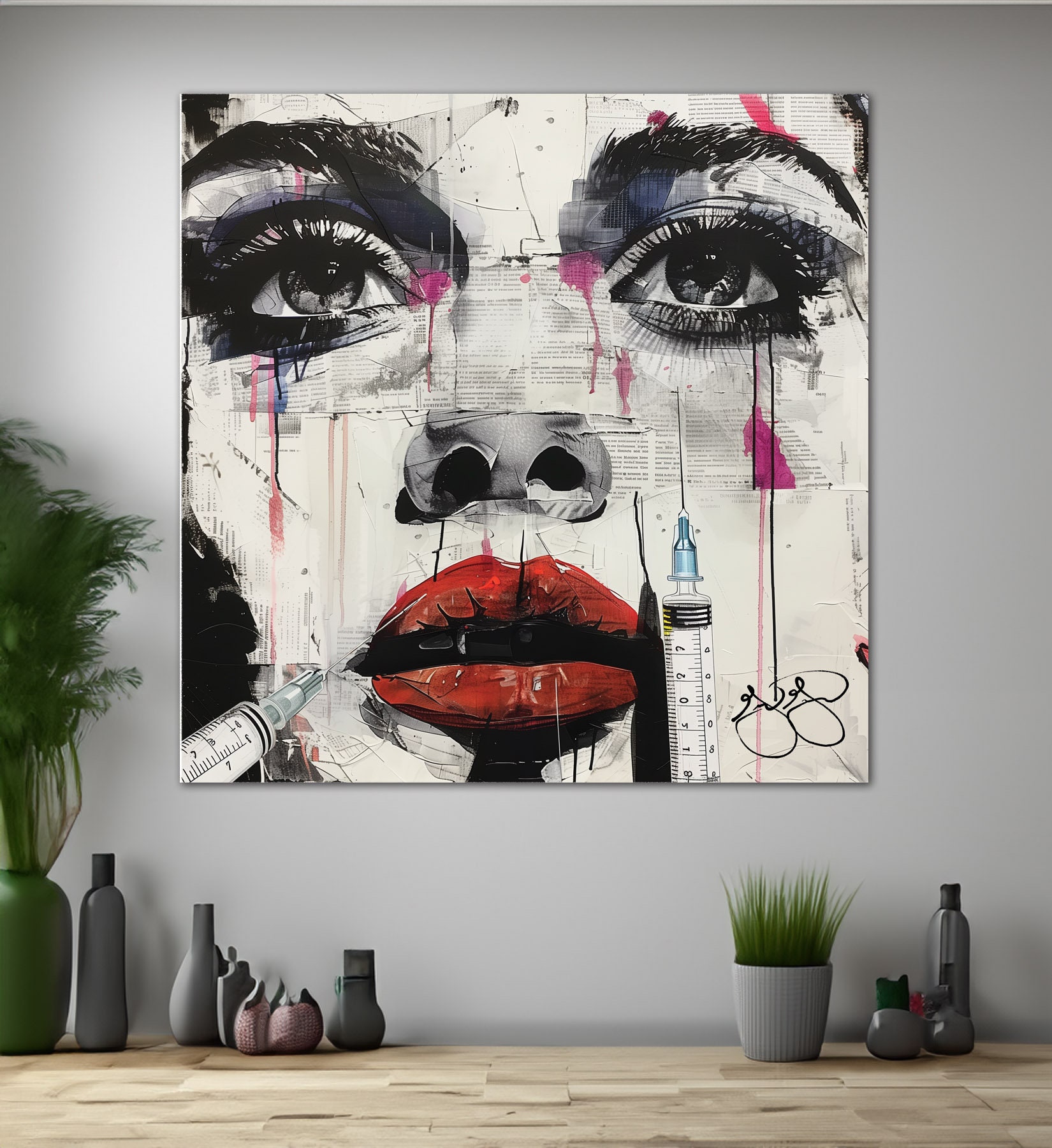 Unique Medspa Aesthetic Art: Aesthetic Abstract Vision- One-of-a-kind ...