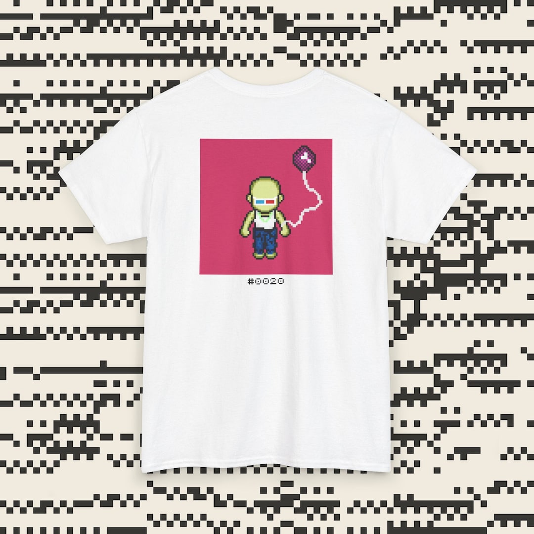 STANDING OG'S 0020 Pixel Shirt, Pixel Art Shirt, 8 Bit Shirt, Cool Graphic Tees, Pixelated Shirt ...