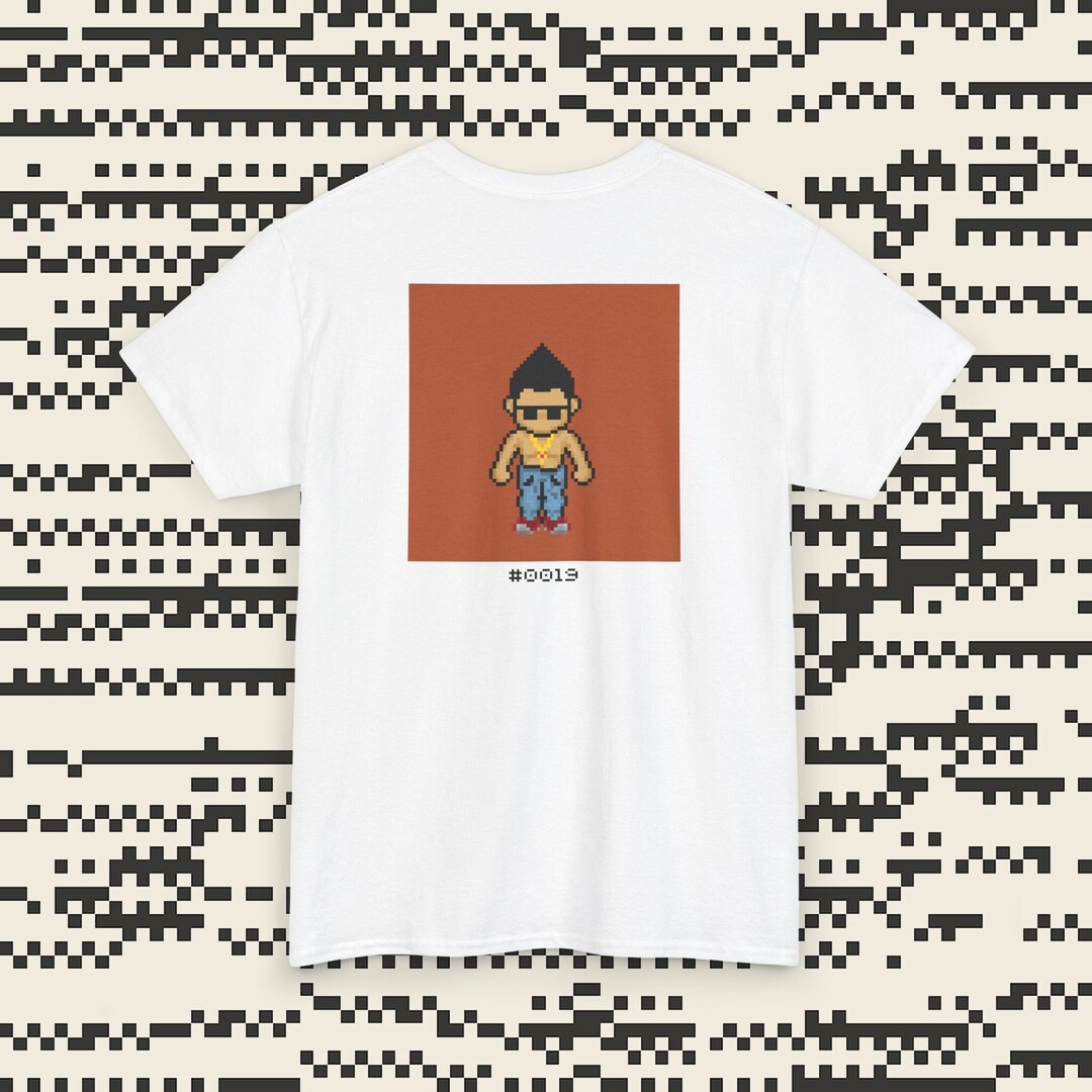 STANDING OG'S 0019 Pixel Shirt, Pixel Art Shirt, 8 Bit Shirt, Cool ...