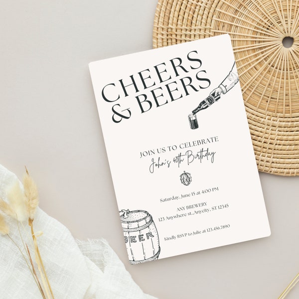 Beer Invitation - Etsy