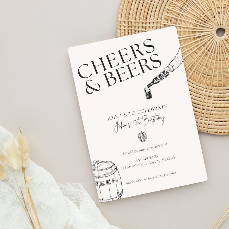 Beer Invitation - Etsy