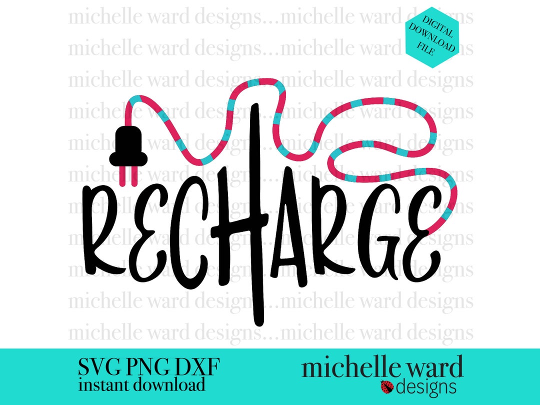 Recharge, Self Love Svg, Self Care Quote, Self Care, Affirmations ...