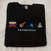 Venezuela Embroidery Sweatshirt: Cuatro, Guacamaya, Angel Falls - Etsy