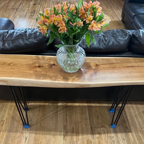 Live Edge Sofa Table - Etsy