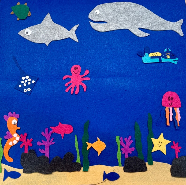 Under the Sea Felt Board Kit - Etsy