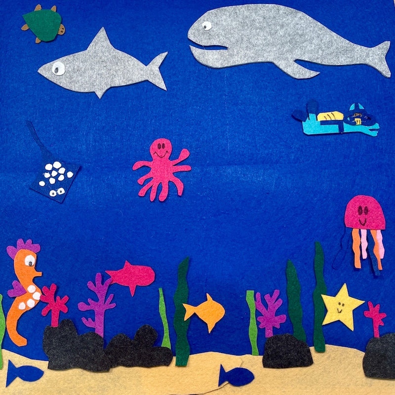 Ocean Felt Board - Etsy