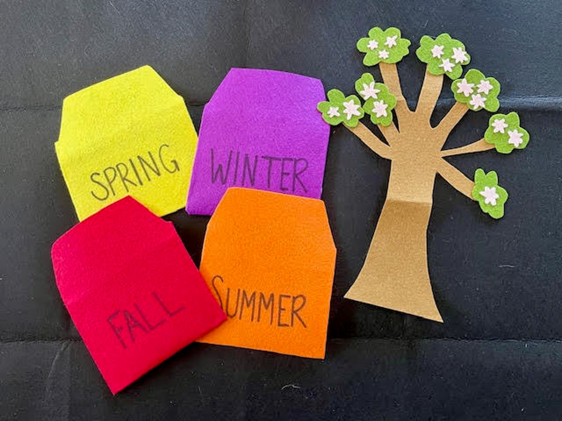 Seasons Felt Board Kit - Etsy