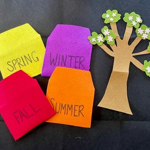 Seasons Felt Board Kit - Etsy