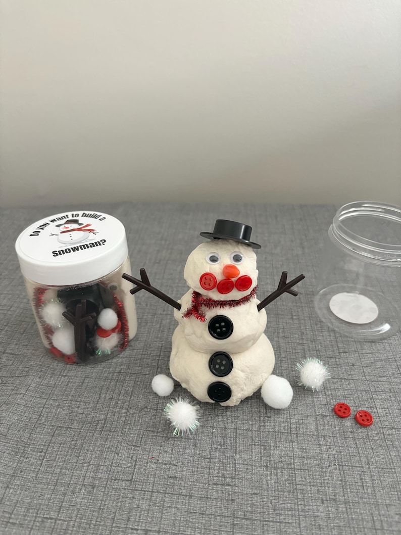 Do You Want to Build a Snowman? Making Sensory Kit - 8oz Container ...