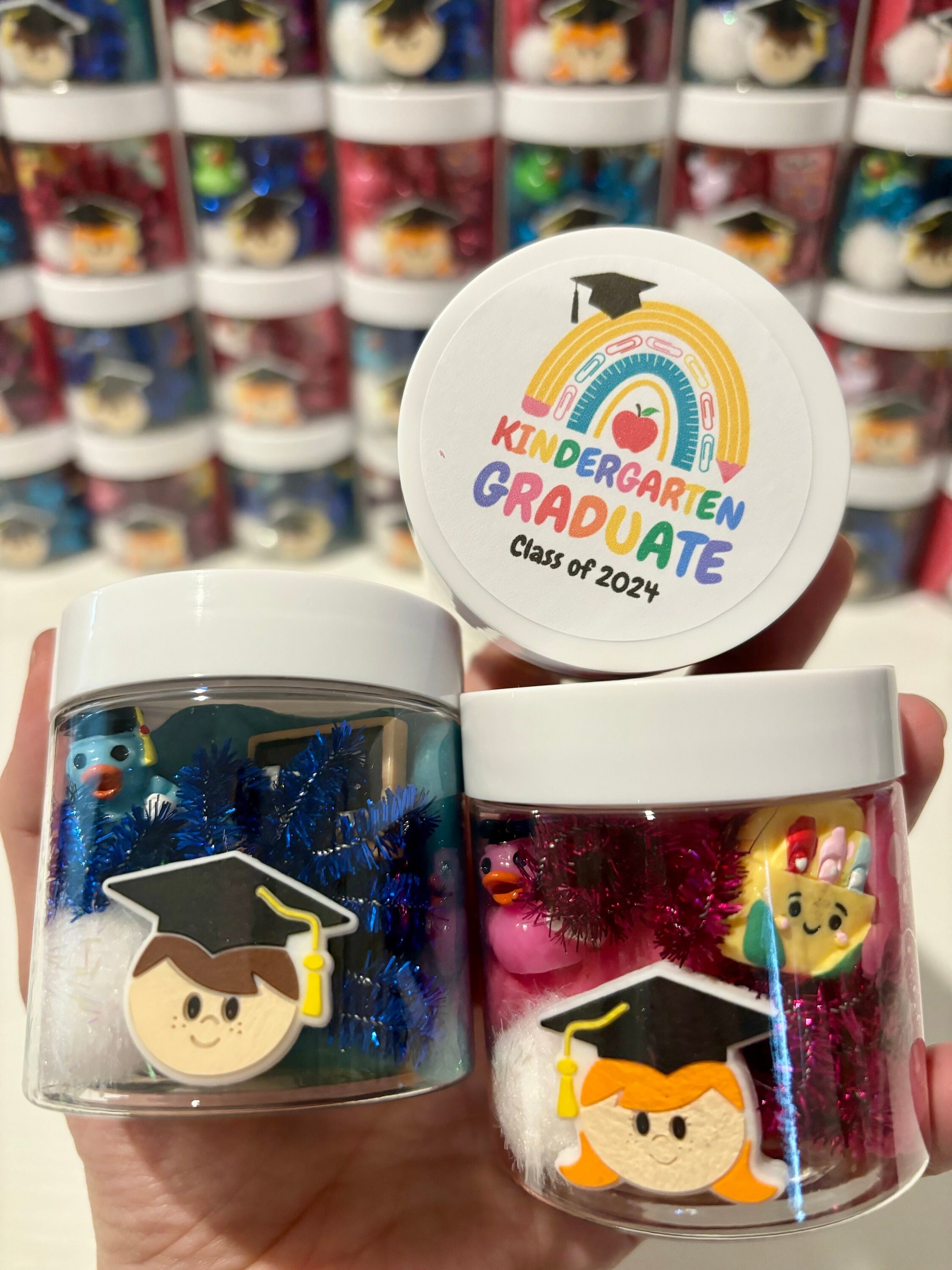 Graduation Pre-k, Kindergarten, Preschool Sensory Playdough Jar ...