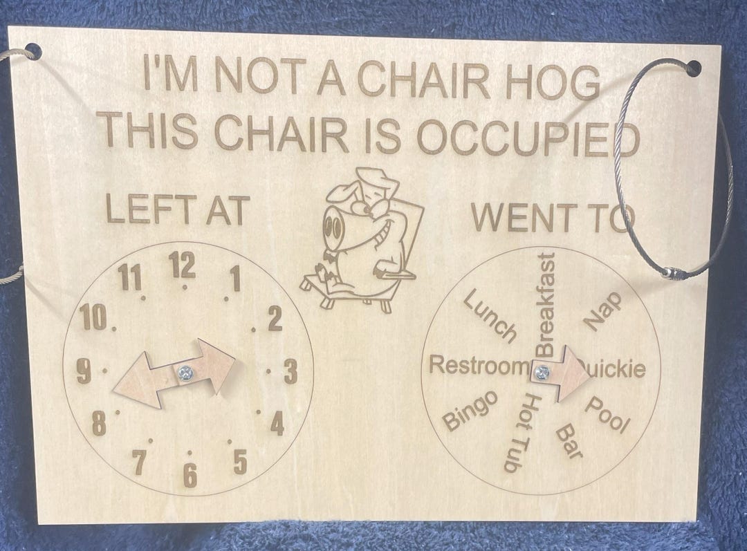 Cruise Ship Chair Hog - Etsy