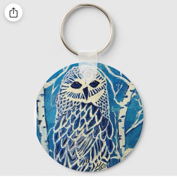 Owl Keychain - Etsy