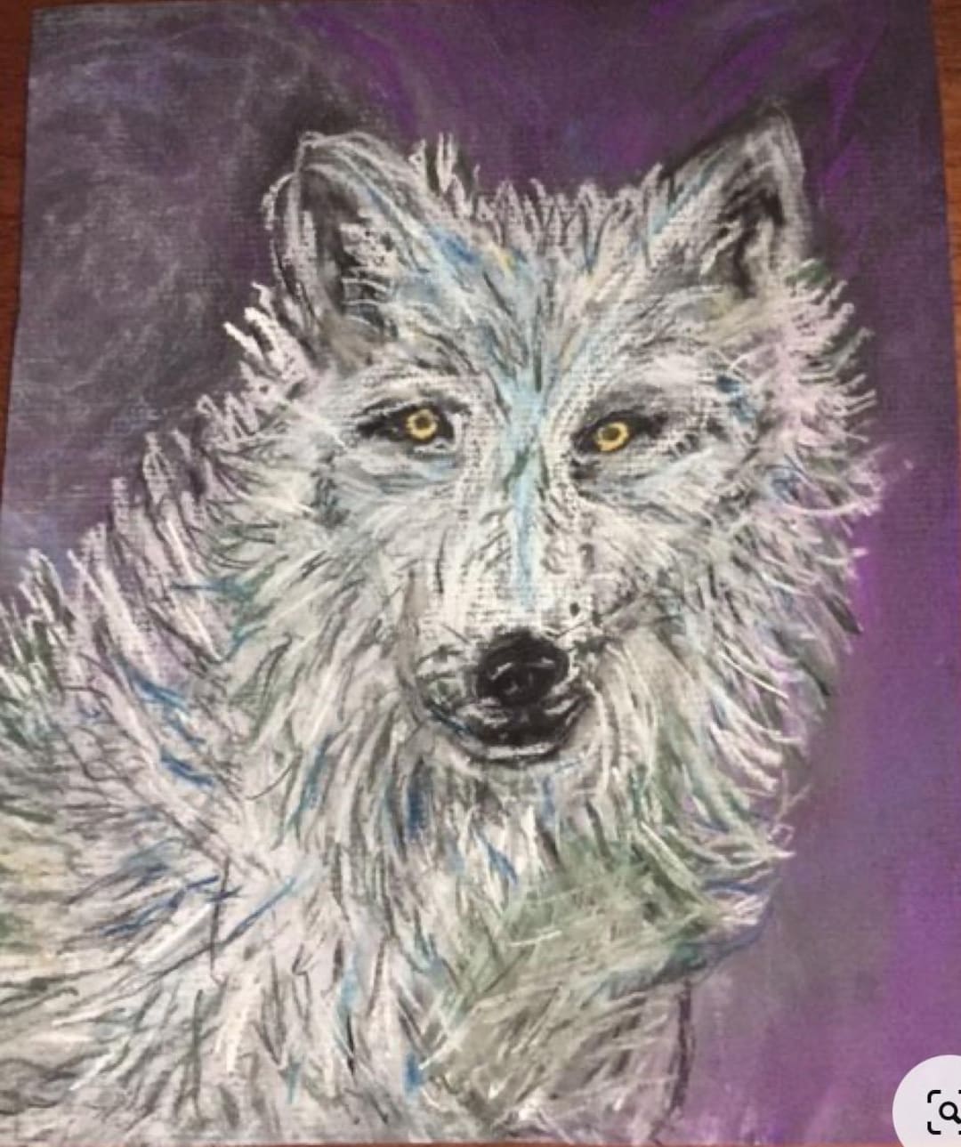 The Lone Wolf, Artist Rendered Print - Etsy