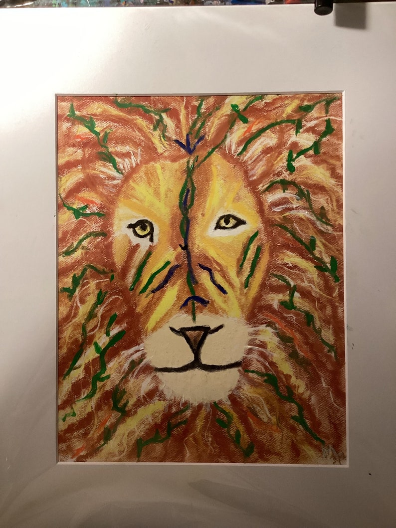 Rasta Lion, Artist Rendered Prints - Etsy