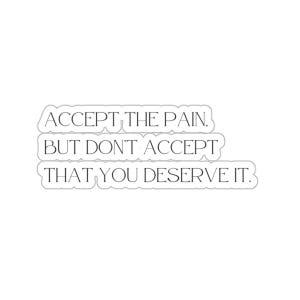 Stormlight Archive Cosmere Accept the Pain I Shallan Vinyl Decal Veil ...
