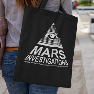 Veronica Mars Tote Bag | Mars Investigation Logo Bag | Perfect Gift for ...