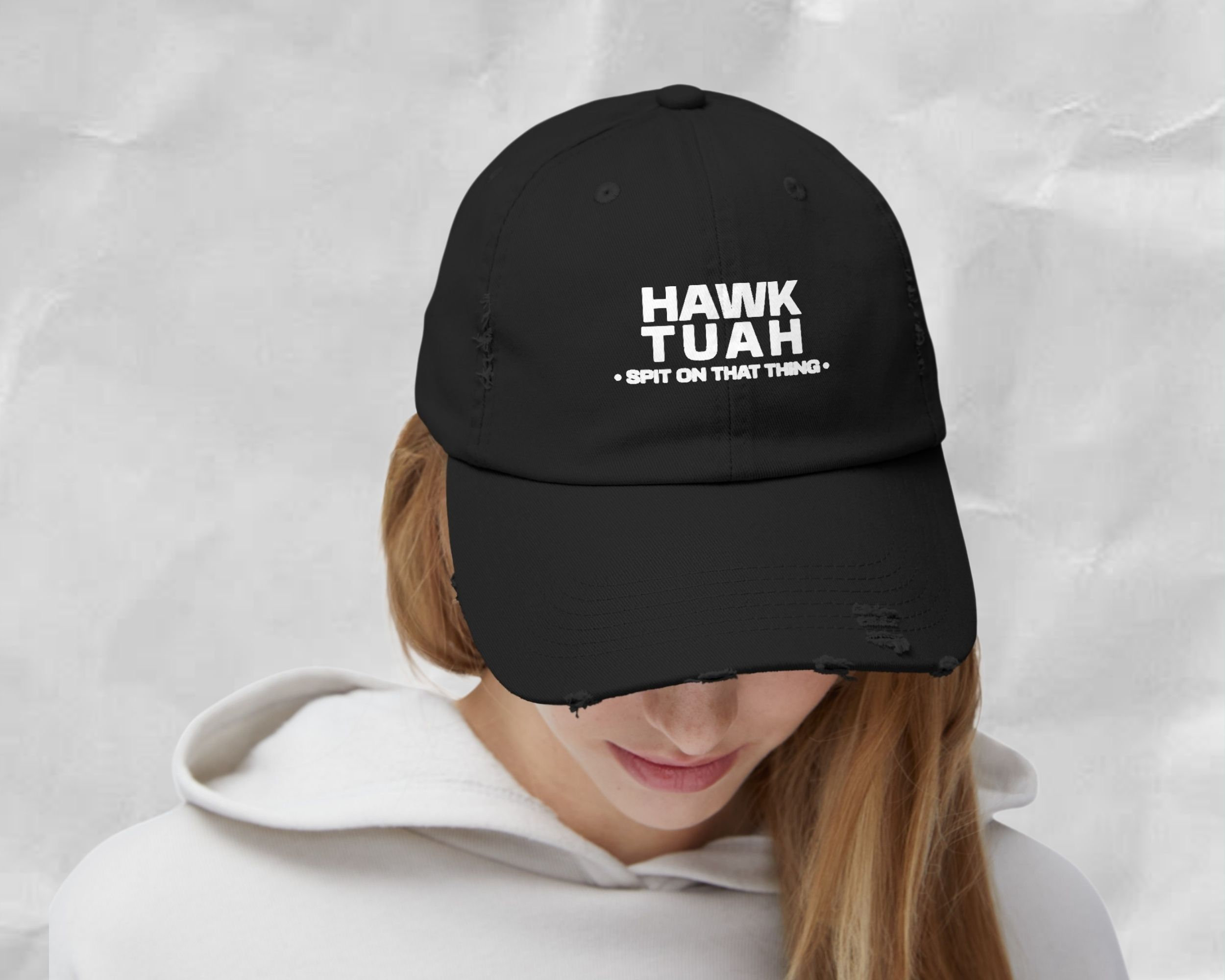 Hawk Tuah Hat Huck Tuah Spit on That Thing Funny Gift Trending Hat ...