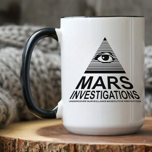 Veronica Mars Logo Mug - Marshmallows Fans, Fan Girl Gift, Cool Gifts ...