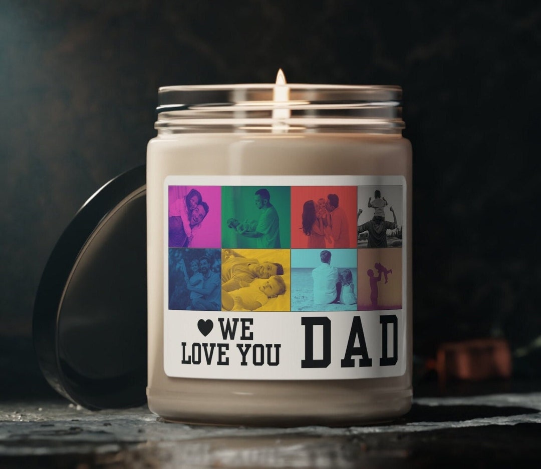 Custom Family Candle Personalized Father's Day Gift Custom Candle for ...