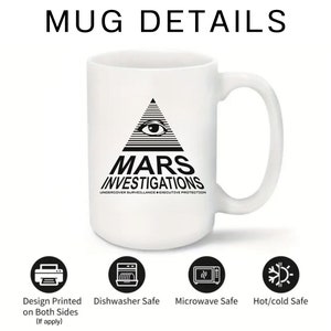 Veronica Mars Logo Mug - Marshmallows Fans, Fan Girl Gift, Cool Gifts ...