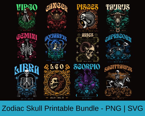 Skull zodiac signs 60 photos - Youhoroscope.com