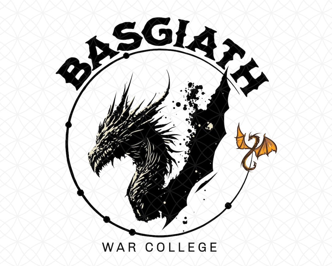 Basgiath War College PNG SVG Fourth Wing Dragon, Iron Flame Png ...