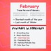 February Fun Packet for Kids - Etsy
