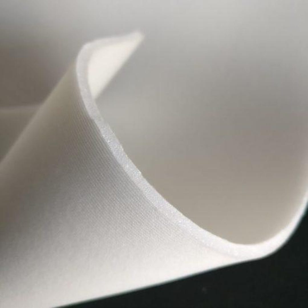 High-quality IVORY Laminated Bra Foam Fabric 19"x19" or 50x50cm Cotton ...