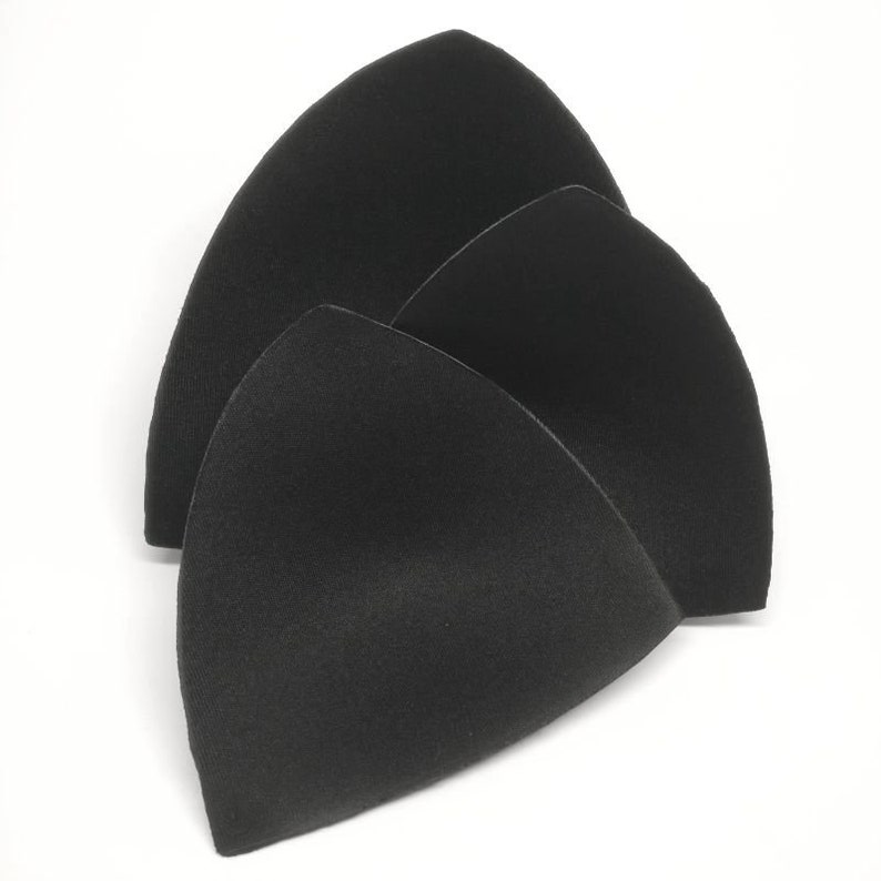 Soft Triangle Bra Pads Swimwear Inserts Removable Molded Bra Cup in ...