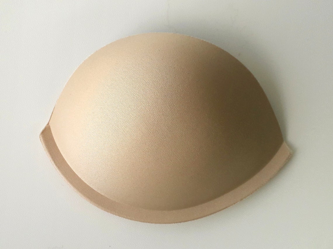 Molded Bra Cups for Lingerie Balconette Double Push up Bustier Foam Bra ...