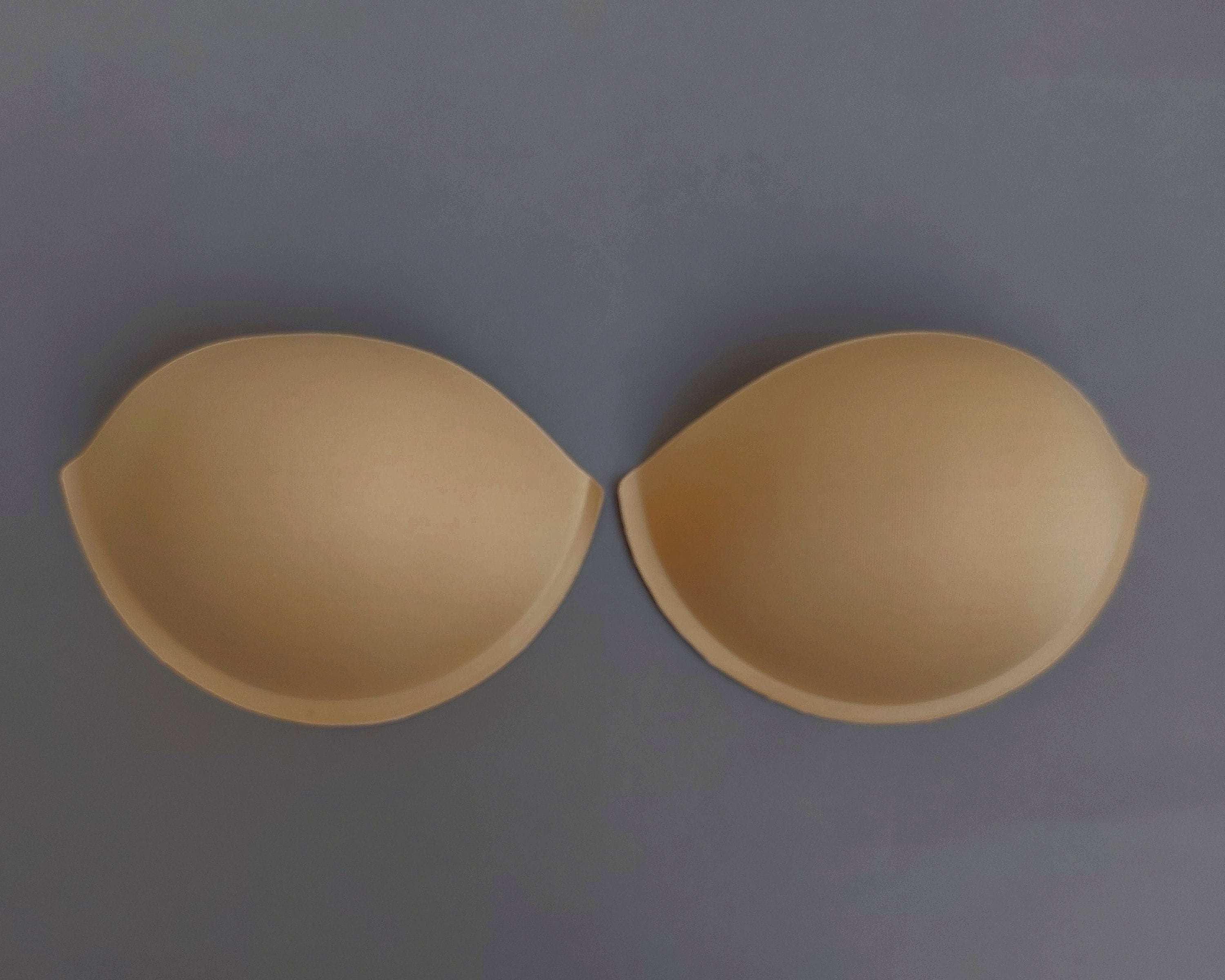 Foam Bra Inserts Non-push up Pads for Enhanced Comfort Molded Bra Cups ...