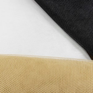 Hard Net Crinoline Fabric 70"/ 180 Cm WIDE 42 COLORS Non-stretch Stiff ...