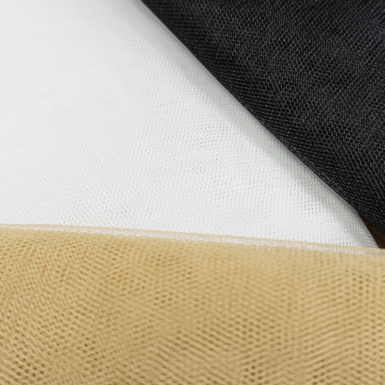 Hard Net Crinoline Fabric 70"/ 180 Cm WIDE 42 COLORS Non-stretch Stiff ...