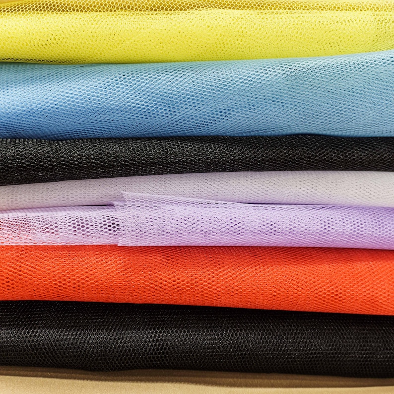 Hard Net Crinoline Fabric 70"/ 180 Cm WIDE 42 COLORS Petticoat Fabric ...