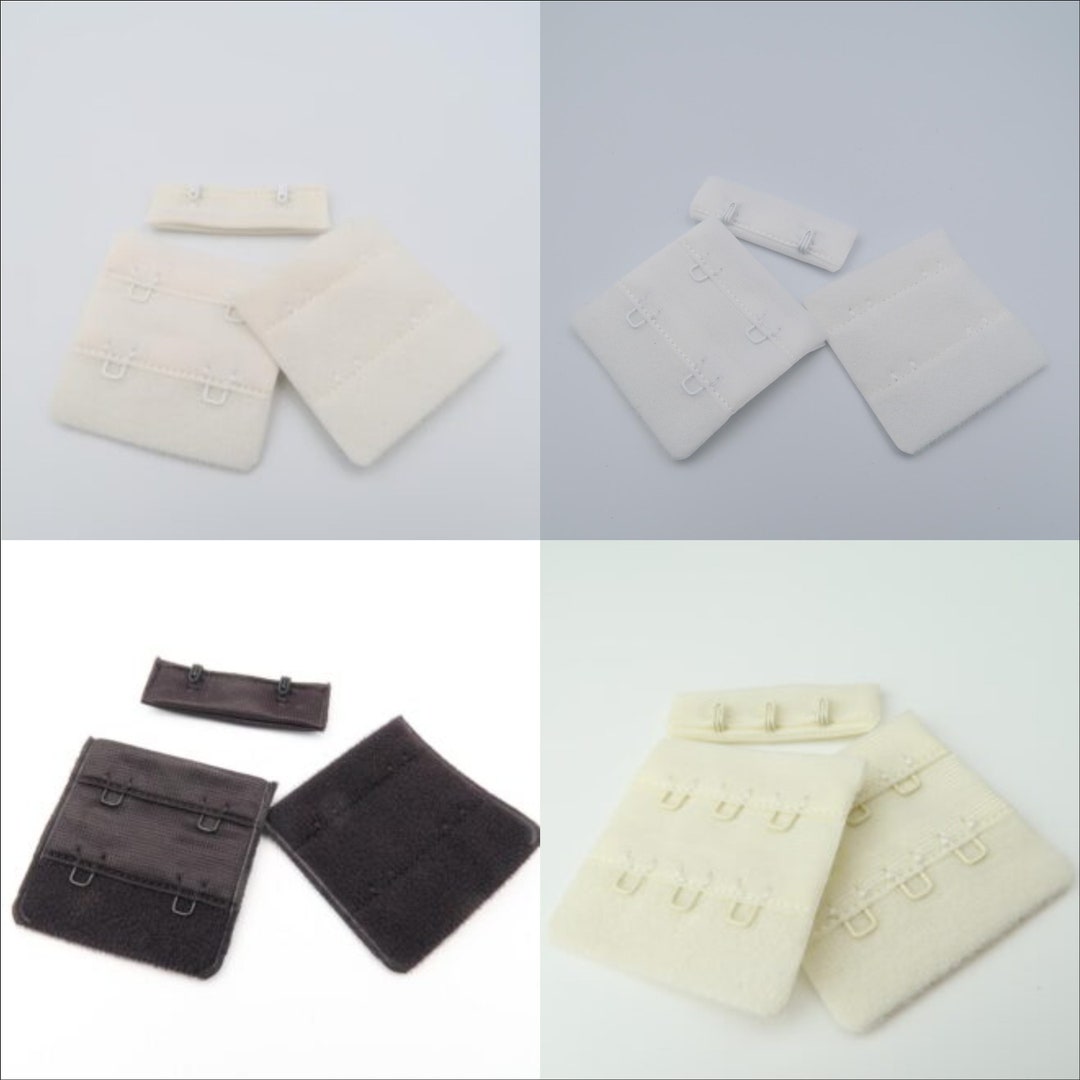 Bra Closure 2 Hooks 2 Rows 44 Mm 1 Pair Lingerie Supplies Replacement ...