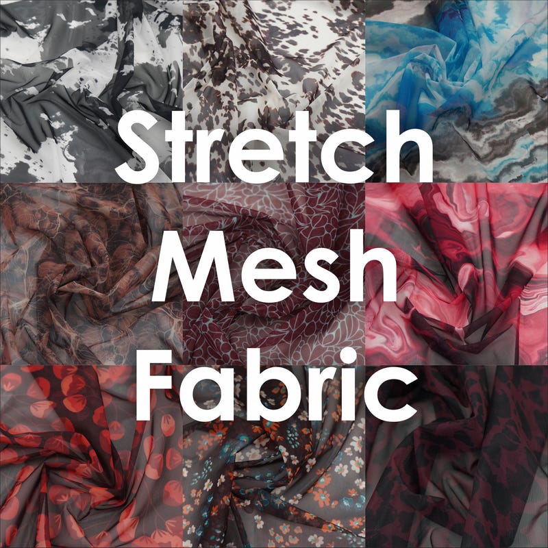 Elastic Netting Fabric - Etsy Canada