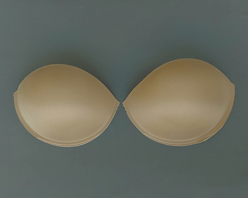 Molded Balconette Foam Bra Inserts Pads Push up Bra Cups Lingerie Dance ...
