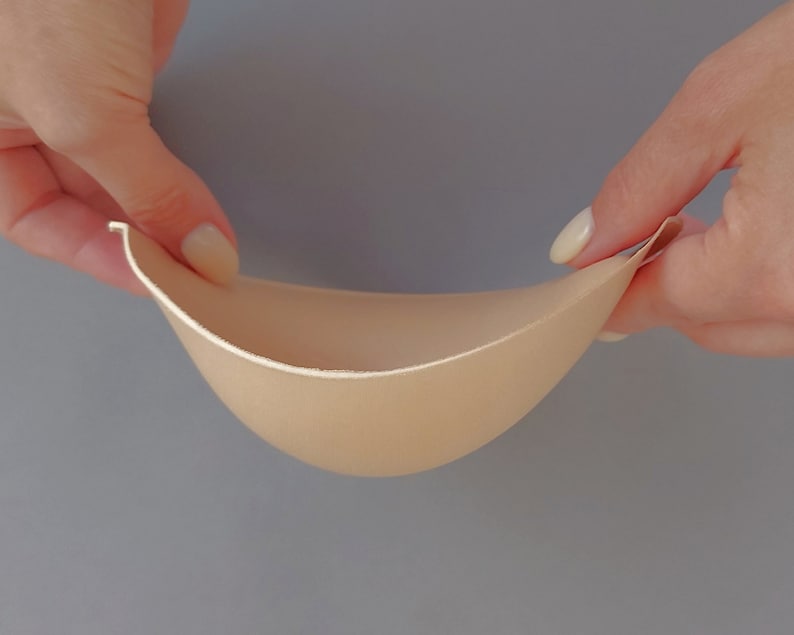 Molded Balconette Foam Bra Inserts Pads Push up Bra Cups Lingerie Dance ...