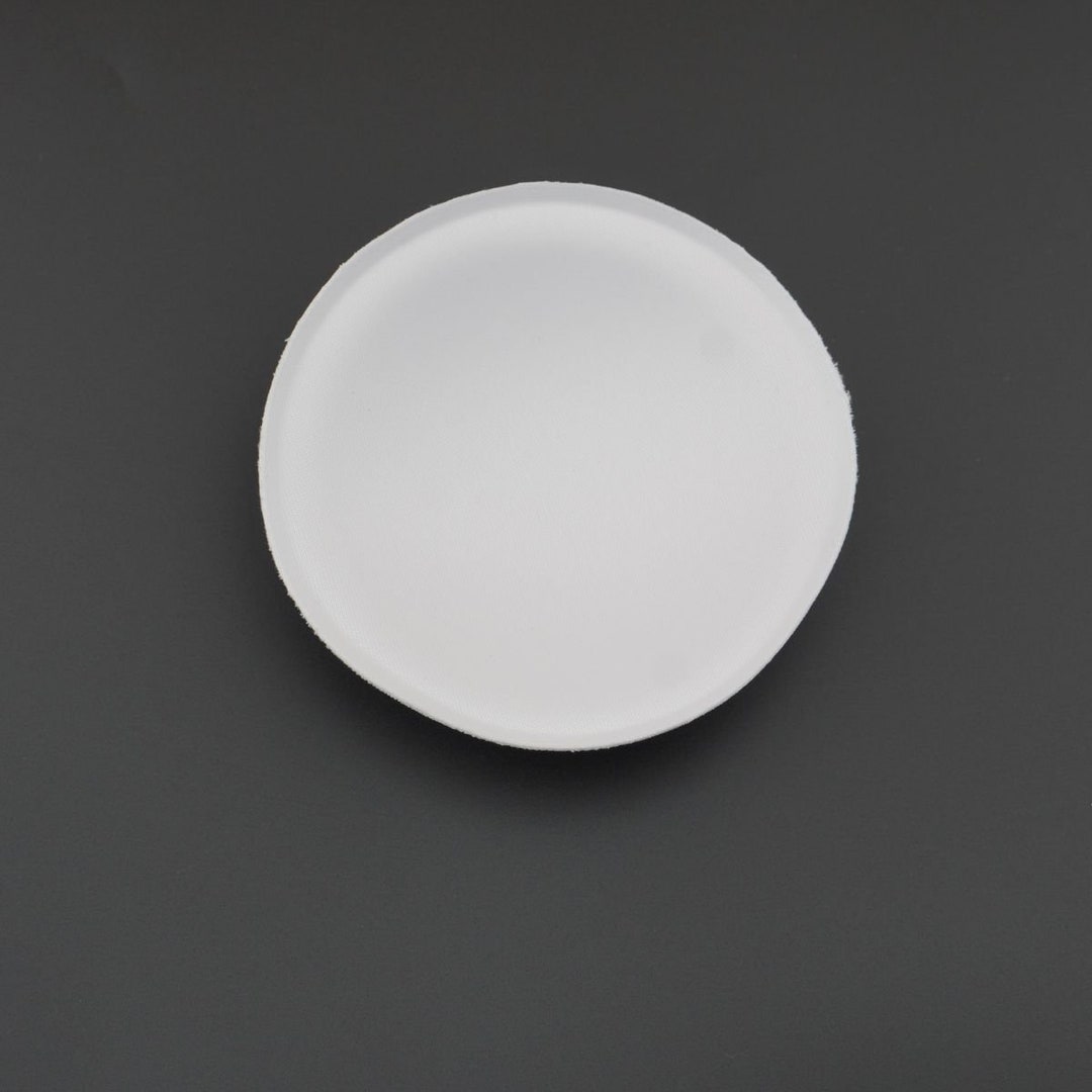 White Firm Round Bra Pads Foam Bra Inserts Molded Bra Cups Lingerie ...