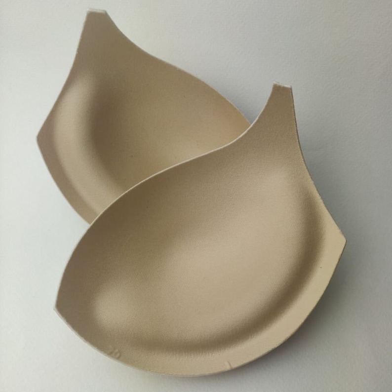 High-quality Lingerie Cups Moderate Push-up Shoulder Strap Ledge Foam ...