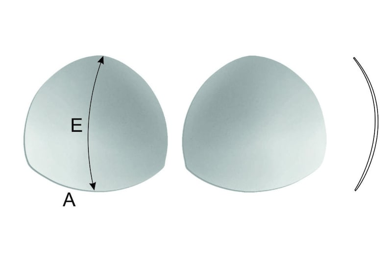 Soft Removable Rounded Foam Bra Inserts Pads Molded Bra Cup for ...