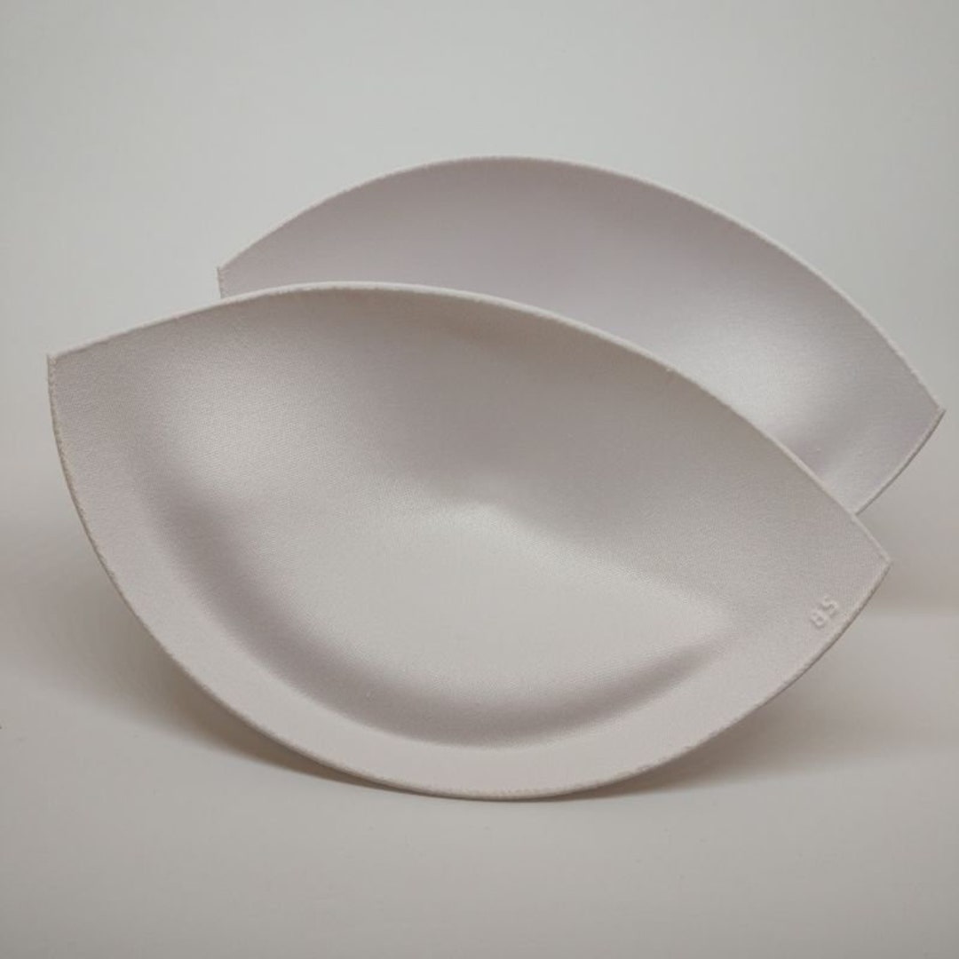 Top Quality White Foam Bra Insert Pad Push-up Molded Bra Cups Lingerie ...